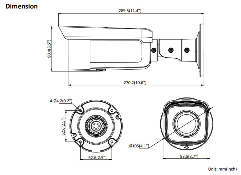 Hikvision 6MP Outdoor AcuSense Gen 2 Bullet Camera, H.265, 60m IR, IP67 ...